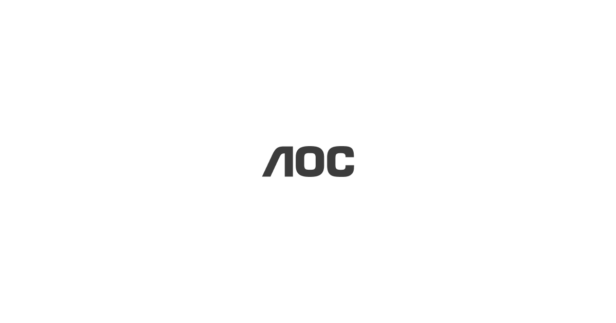 Landing page of USB-C AOC monitors